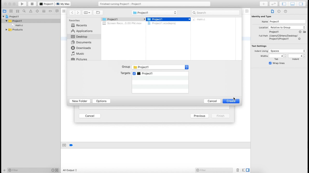 C Tutorial: How to run multiple programs in one XCode project