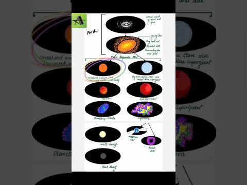 journey of a star:nebula to black hole#gcse #gcsephysics #aqa #edexcel #sciencefacts #universe