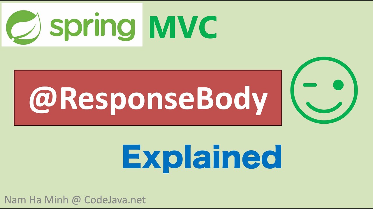 Spring MVC @ResponseBody Annotation Explained