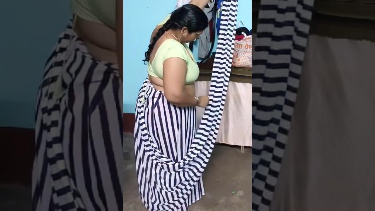 How To drape Different Styles Saree for beginners | Saree draping for Fat Aunty 