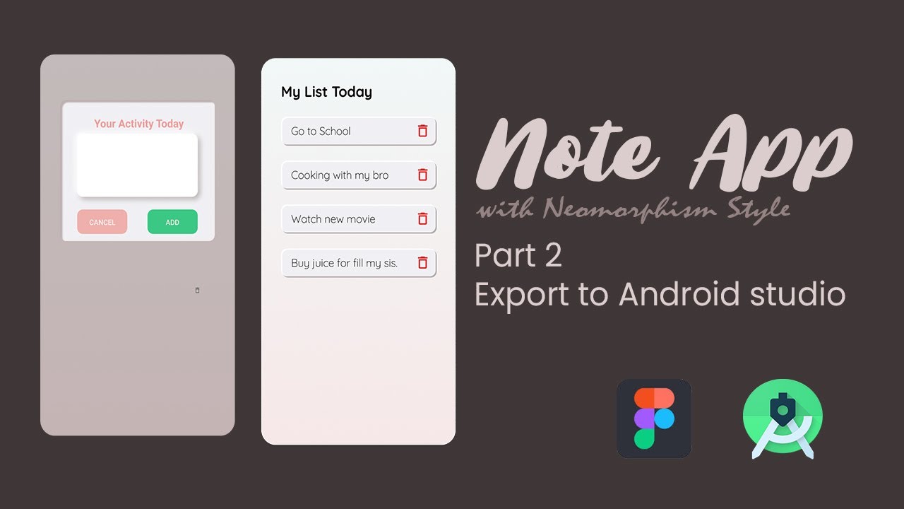 Note App part 2 | Figma and Android studio tutorial