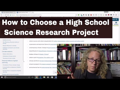 How to Choose a High School Science Research Topic