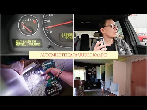 Volvon kulutuksen syy selvisi ja mulle riittää taas 🚙 I Ammattilainen asentaa kaapit 😍