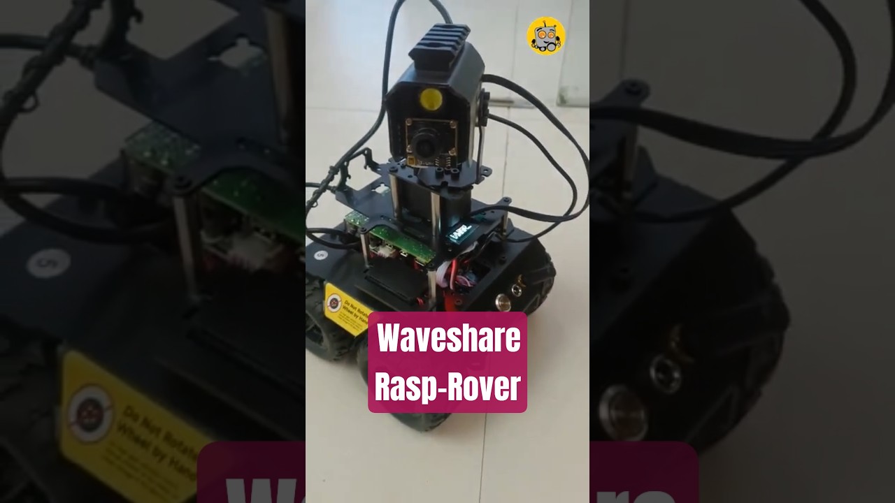 RaspRover - 4WD AI robot designed for exploration and creation ! #raspberrypi #arduino #stemkit