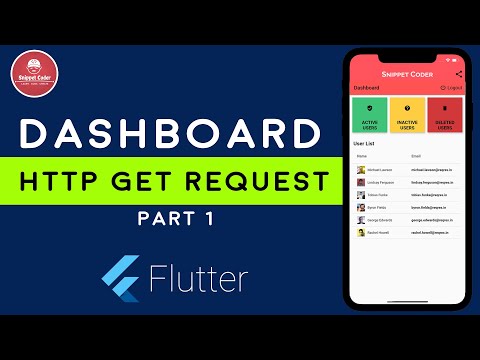 Learn Flutter Dashboard Screen with HTTP Get Request | SnippetCoder | LEARN CODE CREATE | Video ...
