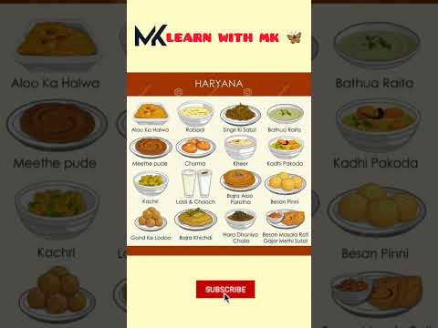 Some Popular foods of #haryana #foodlover #indian @learnwithmk5825