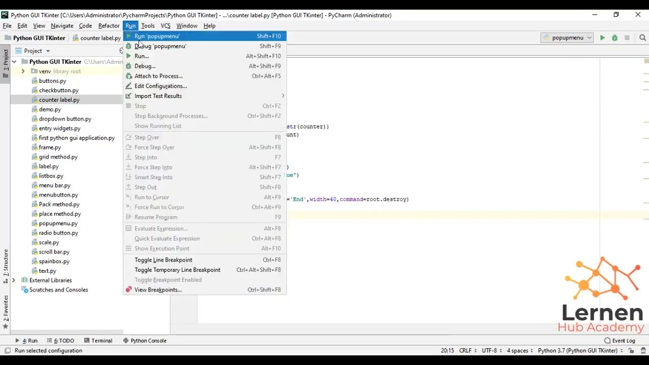 Python GUI: How to create a Counter Label in Python Using Tkinter Tutorial