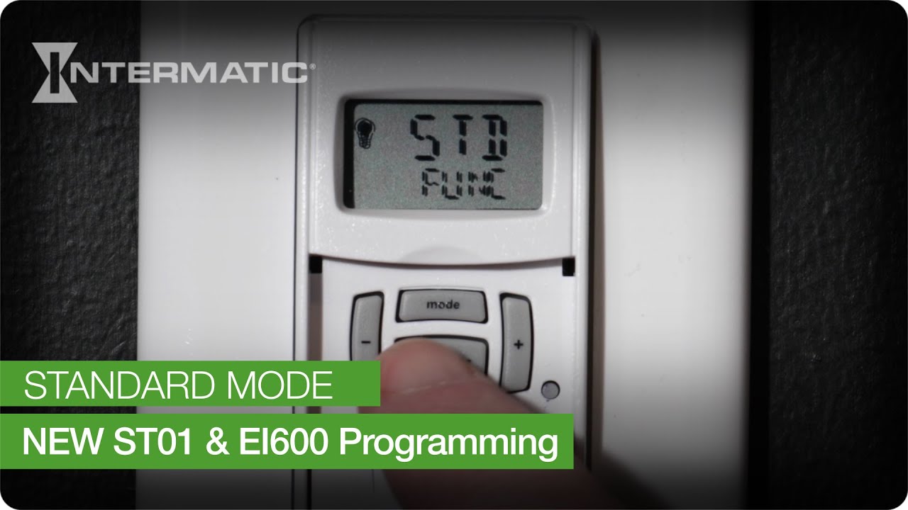 Standard Mode: ST01 & EI600 Programming