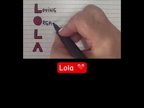 Meaning of the name LOLA #meaning #name #lola
