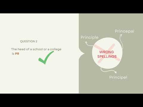 SPELLINGS II - Some common words we interchange with other words.