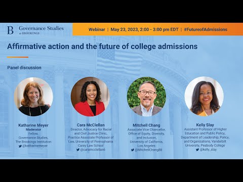 Affirmative action and the future of college admissions