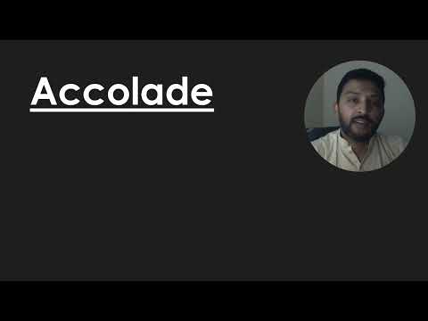 Accolade Meaning in Urdu | Hindi | English | Use of Accolade in Sentence | Easy English Academy