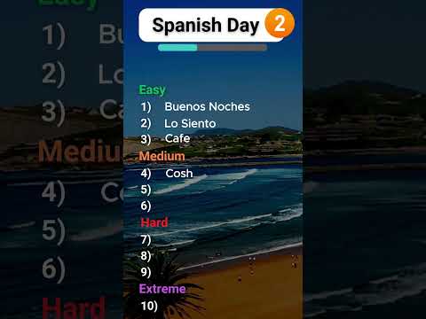 Day 2: Spanish Quiz for All Levels! 🔥 Test Your Skills in 60 Seconds! 🇪🇸 #Shorts