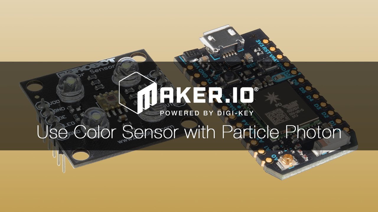 How to Use a Color Sensor with the Particle Photon – Maker.io Tutorial