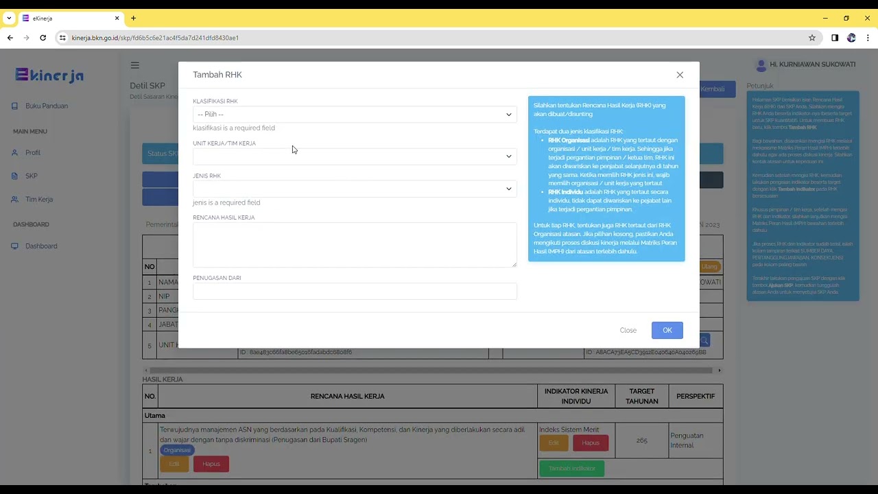 VIDEO TUTORIAL PENYUSUNAN SKP MODEL JPT