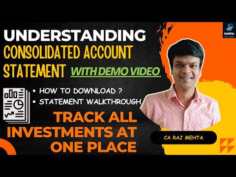 Understanding Consolidated Account Statement| Hindi| How to download CAS for MF/Shares? #cdsl #nsdl