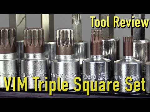 VIM Triple Square 3/8 Drive Set ~ Tool Review