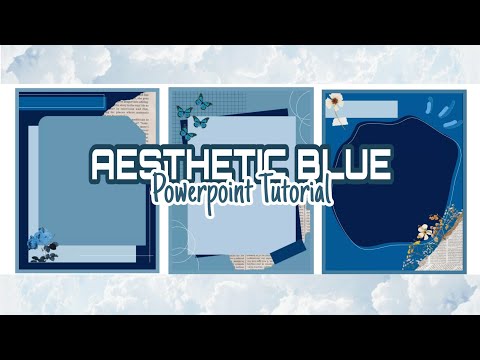 AESTHETIC BLUE | PowerPoint Tutorial | PPT Template | Charlz Arts