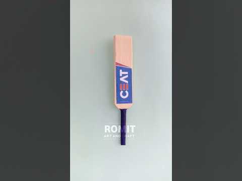 Miniature Cricket Bat with Ice Cream Stick | IPL 2025 Special DIY#ipl2025#trendingshorts