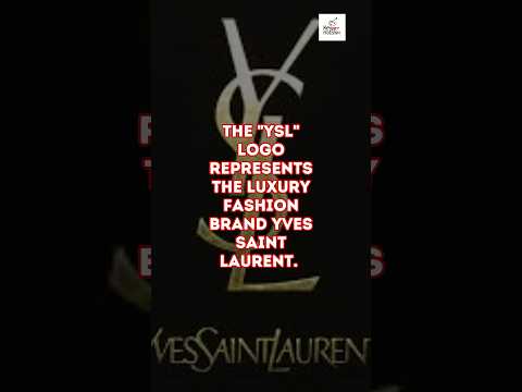 Lets know meaning behind Yves Saint Laurent (YSL) logo. #youtube #ysl #brand #shorts