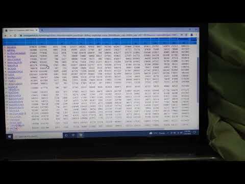 Employment generated report in nrega