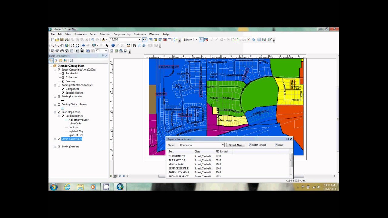 Tutorial 8-2: Adding geodatabase annotation
