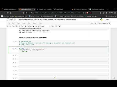 Python Function - Default Values