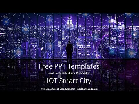 IOT Smart City PowerPoint Templates | wowTemplates | SlidesGeek