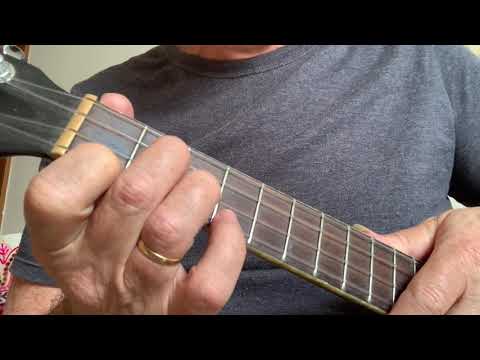 Acorde Sol menor Gm no ukulele | Big unha