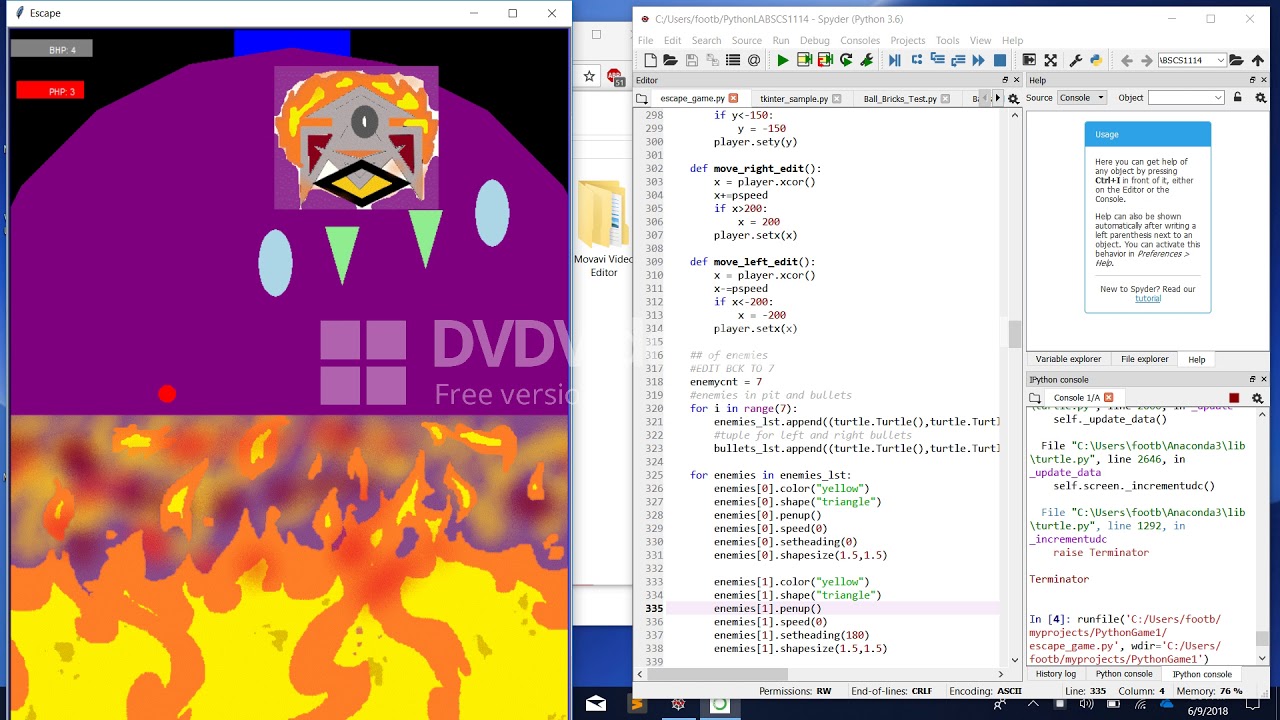 Escape Game- Created Using Python