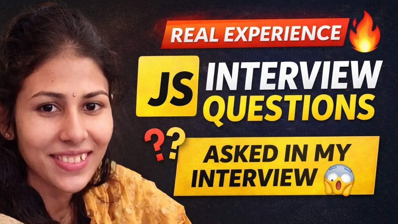 JavaScript Interview Questions (Basic to Advanced) 🔥 Real Interview Experience