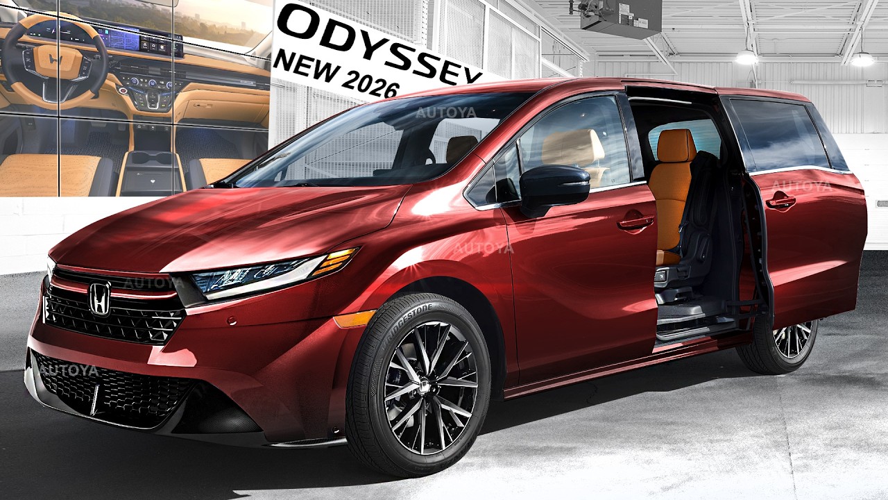 2026 Honda Odyssey Facelift Showcased Inside and Out, Albeit Only Digitally - autoevolution