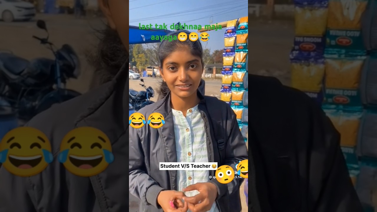 student v/s teacher 😨😂😂hasi rok sakte hoto roko#youtubeshorts #viralshort #comedyshorts