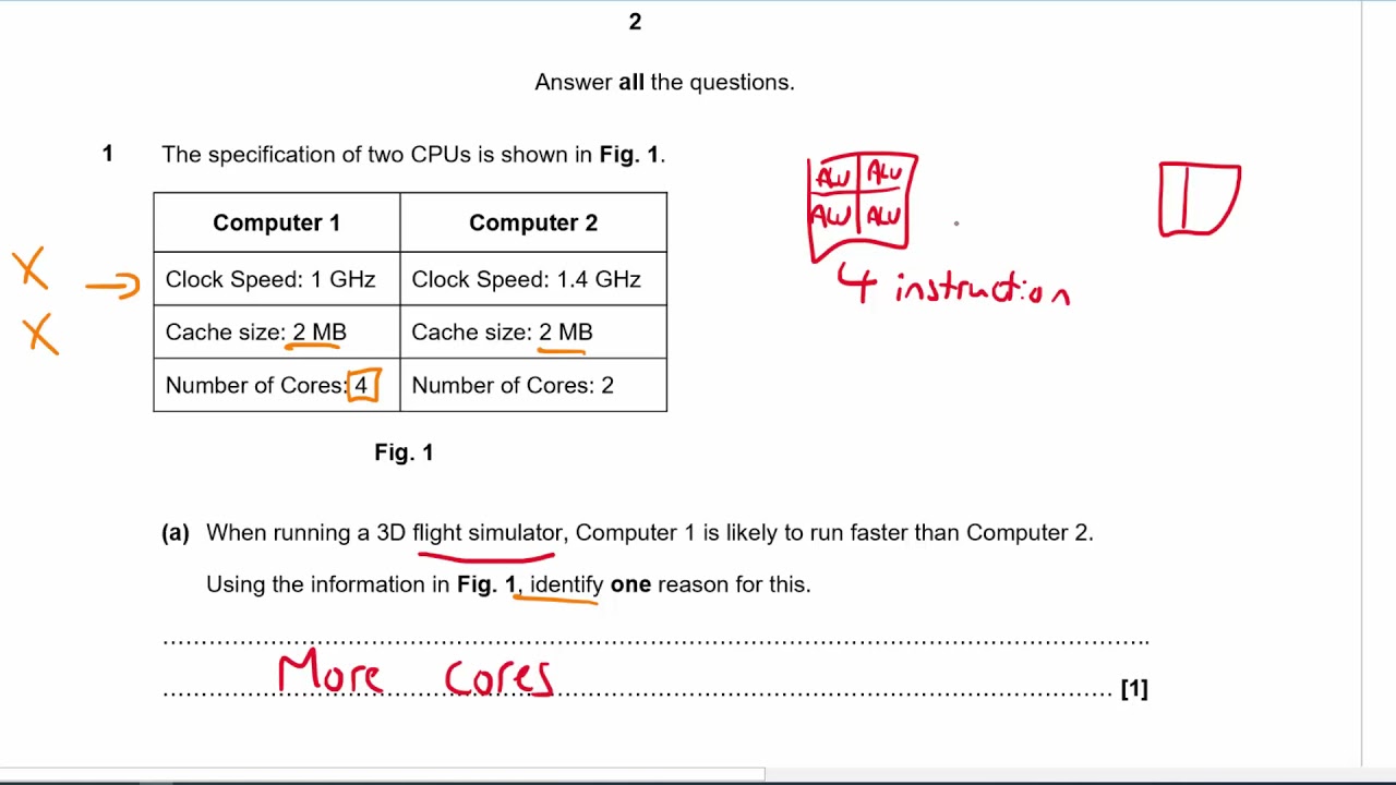 OCR J277 GCSE Computer Science Sample Paper 1 Walkthrough