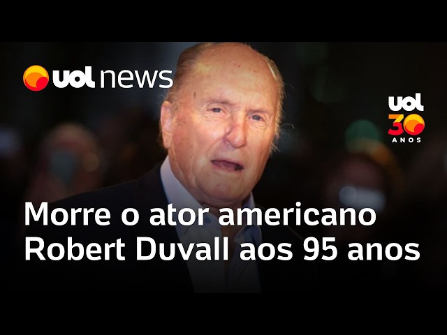 Morre Robert Duvall, vencedor do Oscar por 'A Força do Carinho', aos 95