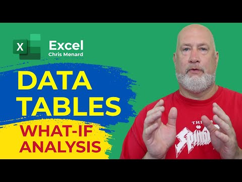 Data Table in Excel - What-if-Analysis - Powerful Analysis feature