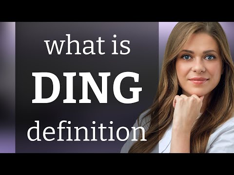 Ding | what is DING definition