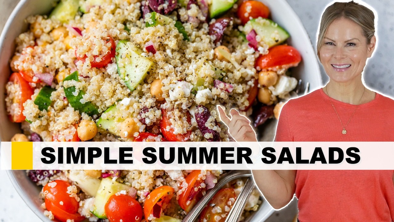 3 SUMMER SALADS | Meal Prep Magic | Cook Once, Eat All Week!