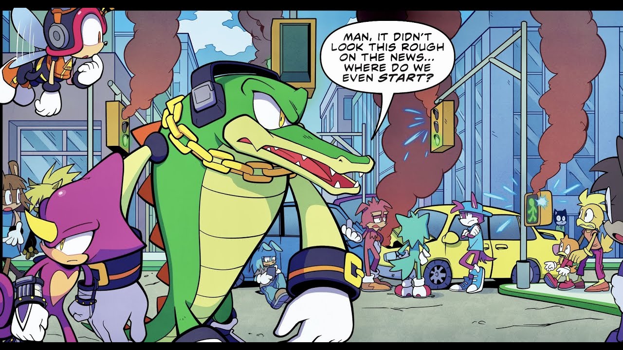 IDW Sonic the Hedgehog Issue 48 Live Reaction - Chaotix on the Case