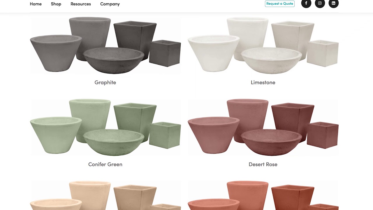 Design Your Own Planter | Jackson Cast Stone