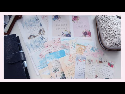 New Releases | 2023 Mini Calendar Card Printables | Ana Jolene