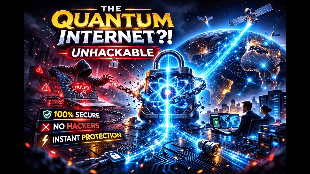 Quantum Internet: Unhackable Communication Network #quantuminternet  #quantumkeydistribution
