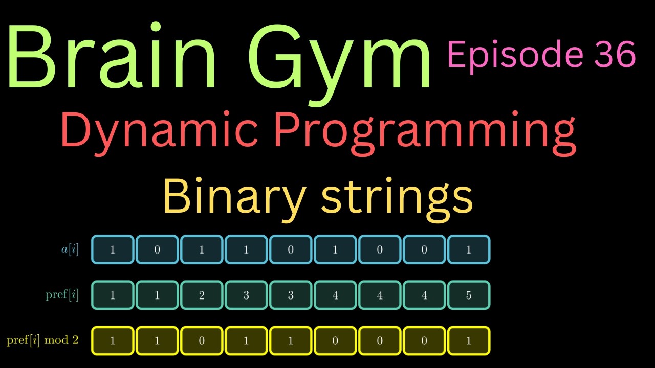 Dynamic Programming on Binary Strings