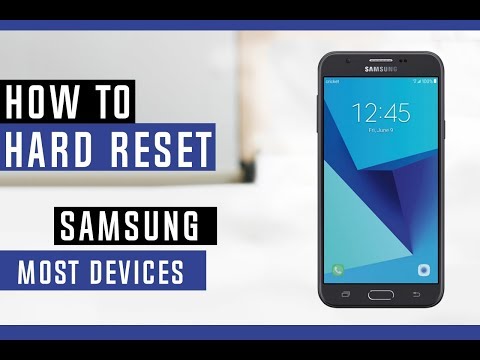 How to Restore Any Samsung Phone to Factory Settings - Hard Reset