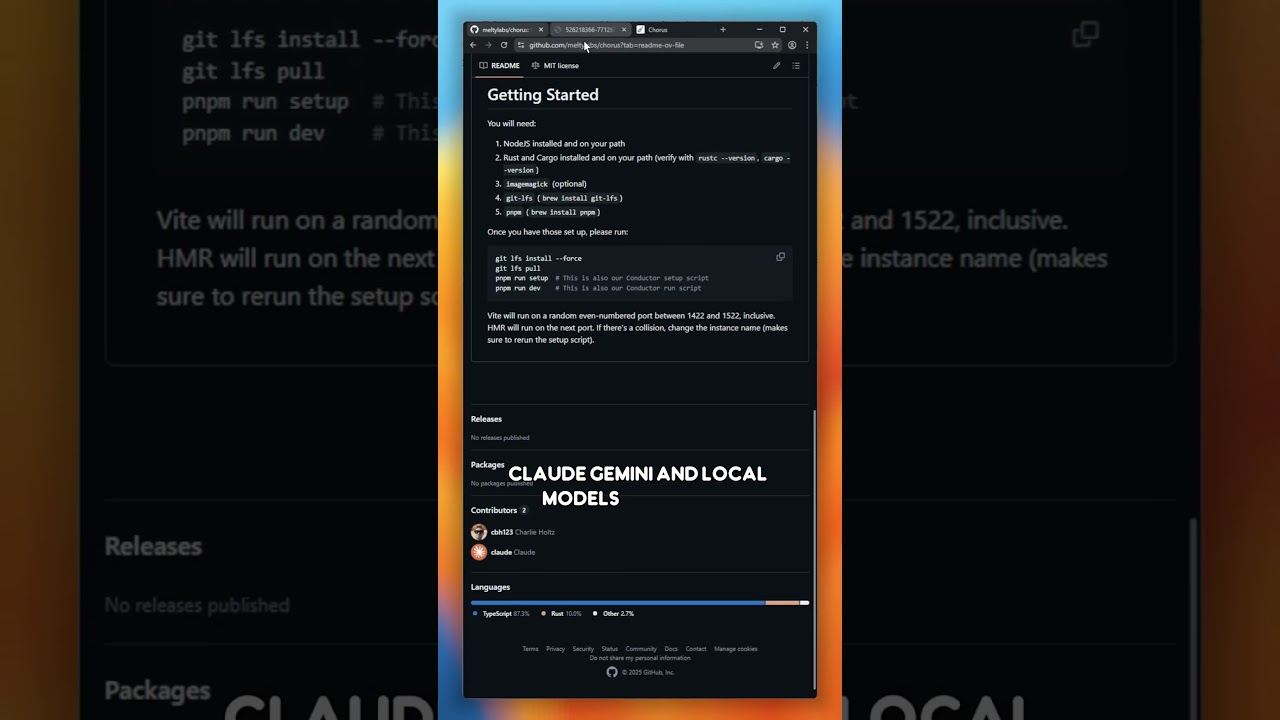 Chorus puts all the best AI models on your Mac, side-by-side, in one open-source app #github