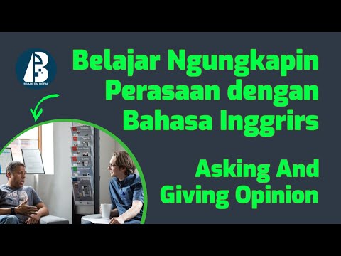 Lancar Berbahasa Inggris, Belajar Asking and Giving Opinion Kelas 11