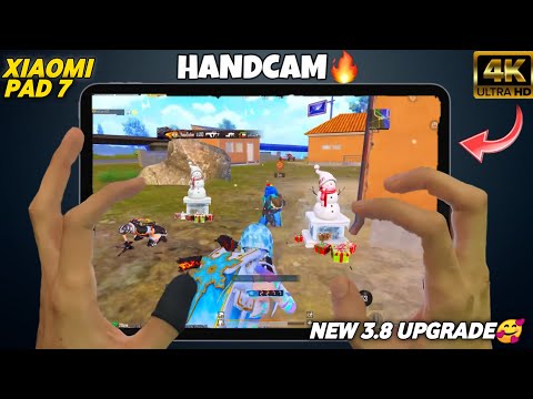๐Xiaomi Pad 7 Pro PUBG New Update 3.8 HANDCAM๐ Smooth+120FPS๐Pubg Test/Gameplay/ Graphic Settings