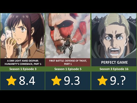 Every Attack on Titan Episode Ranked From Lowest to Highest