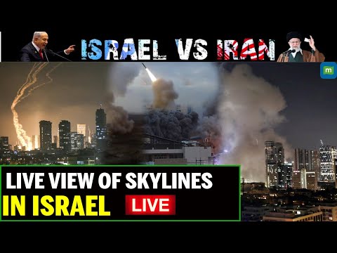 🔴LIVE: Tel Aviv Skyline View As Qatar Closes Its Airspace Amid Iranian Retaliation Threats | N18G