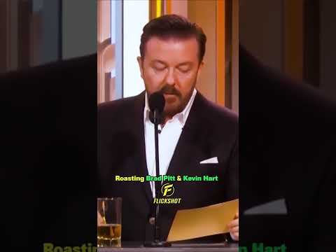 Ricky Gervais ROASTS Brad Pitt & Kevin Hart